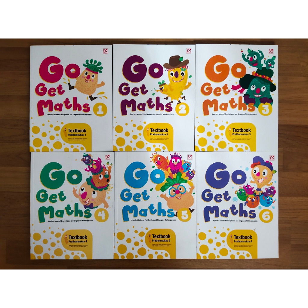 (P1-P6) Go Get Maths Textbook book 1-6 (Singapore Teaching Form ...