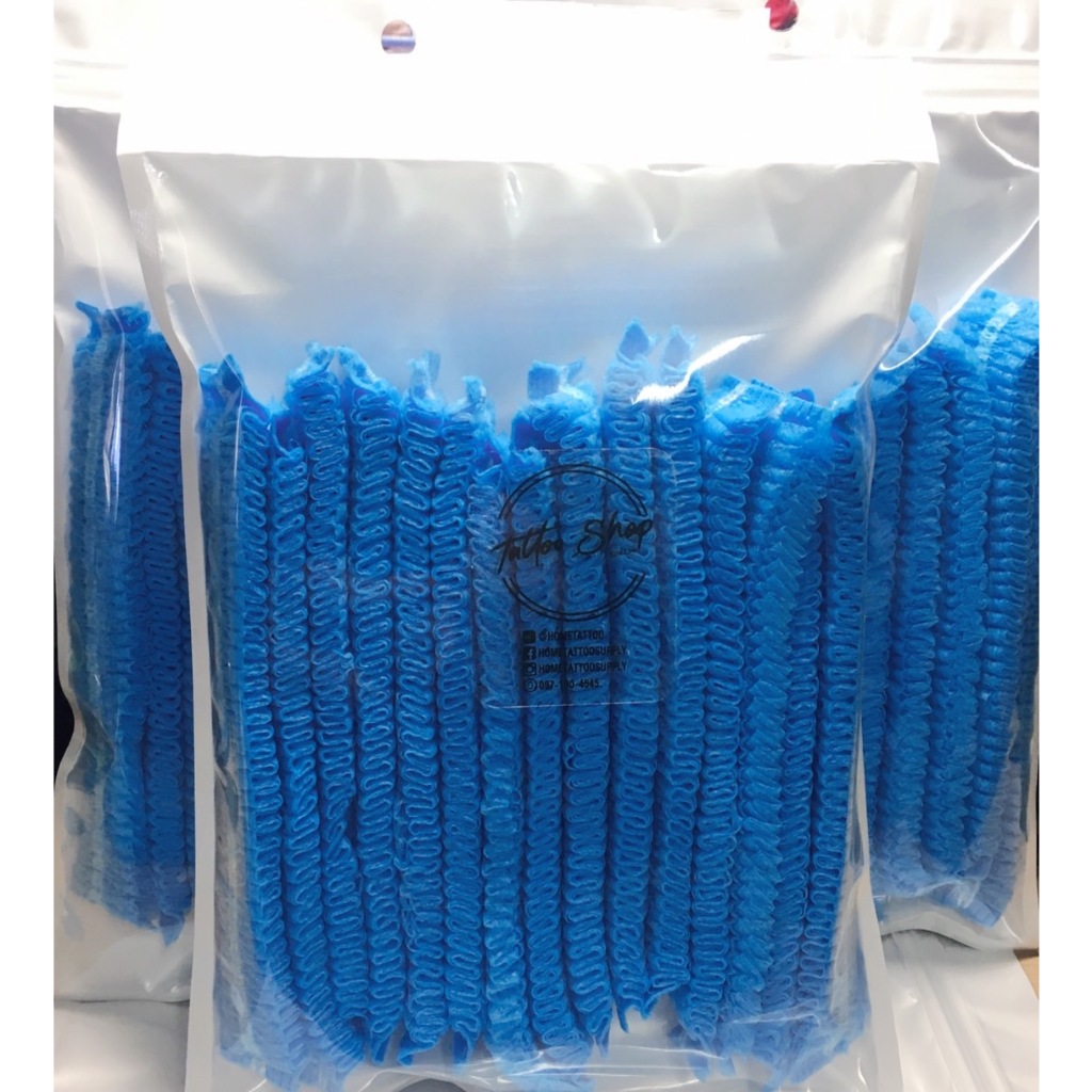 Worm Hat For Hair Hood-Size 6 Inches-Blue-Packing 15 Pieces-Use Head ...