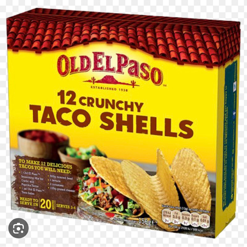 Old el paso taco shells 156g. Imported Flour 12 Sheets | Shopee Philippines