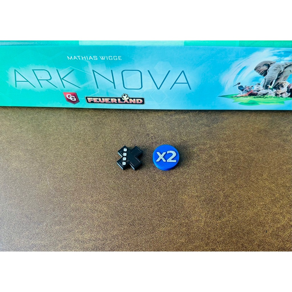 [Plastic] Ark Nova Boardgame (EN/TH): Multiplier and X Tokens-Costume ...