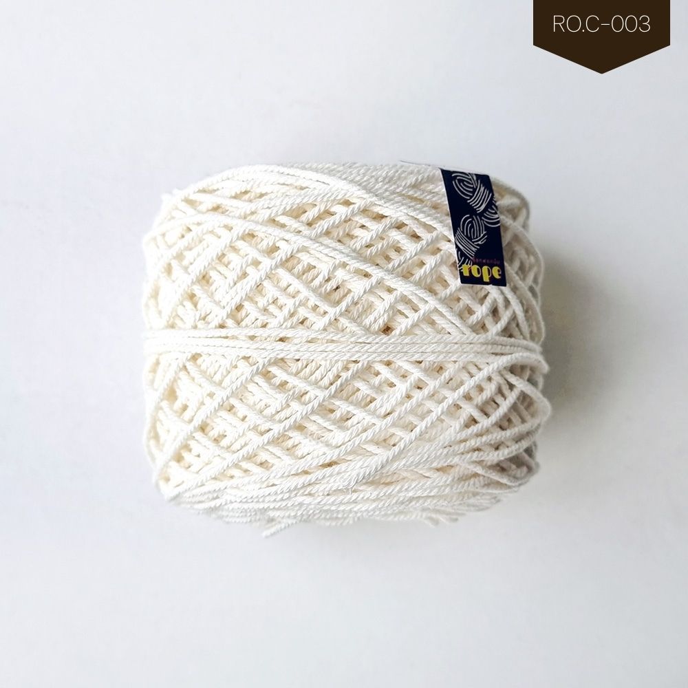 Soft-Bleached Rope 4Ply: White [RO.C-003] >>> For Bags Hats And Various ...