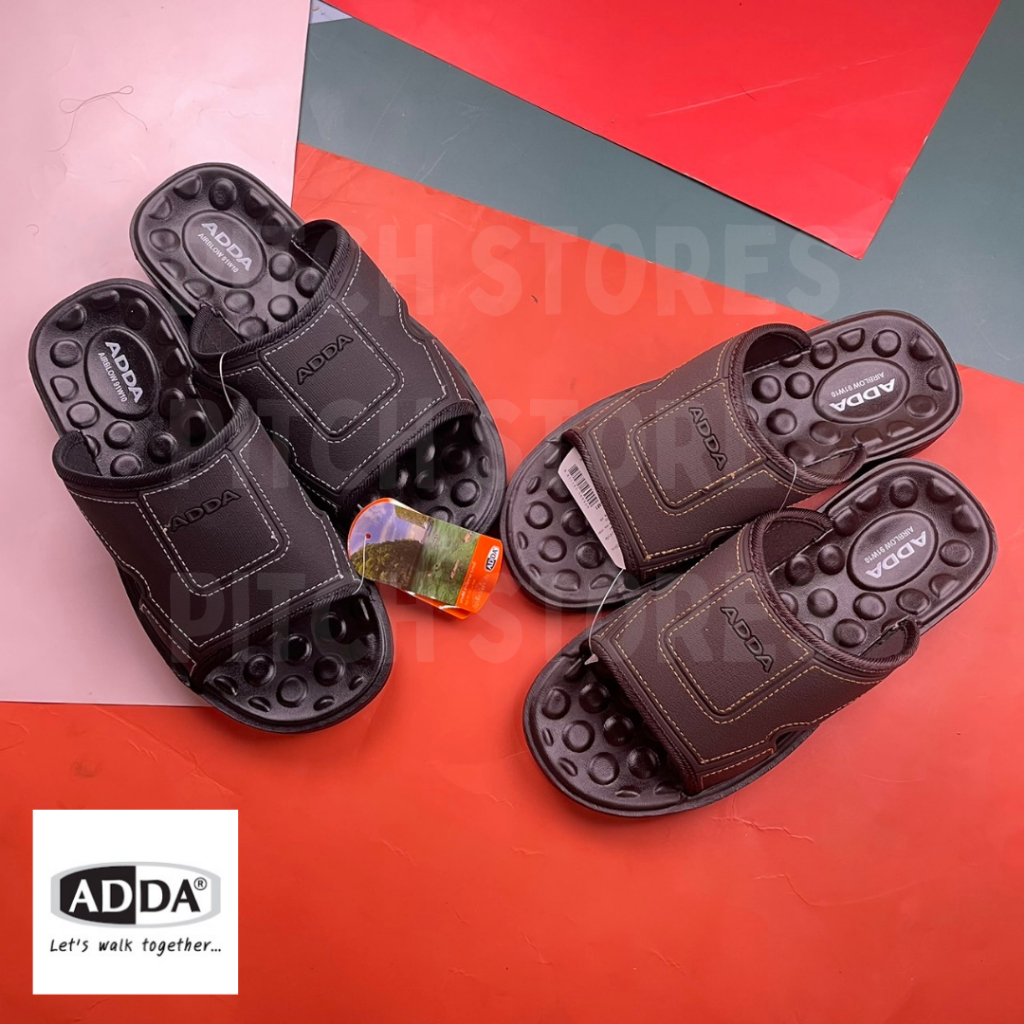 ADDA Men's Slippers 91W01 (7-10) | Shopee Philippines