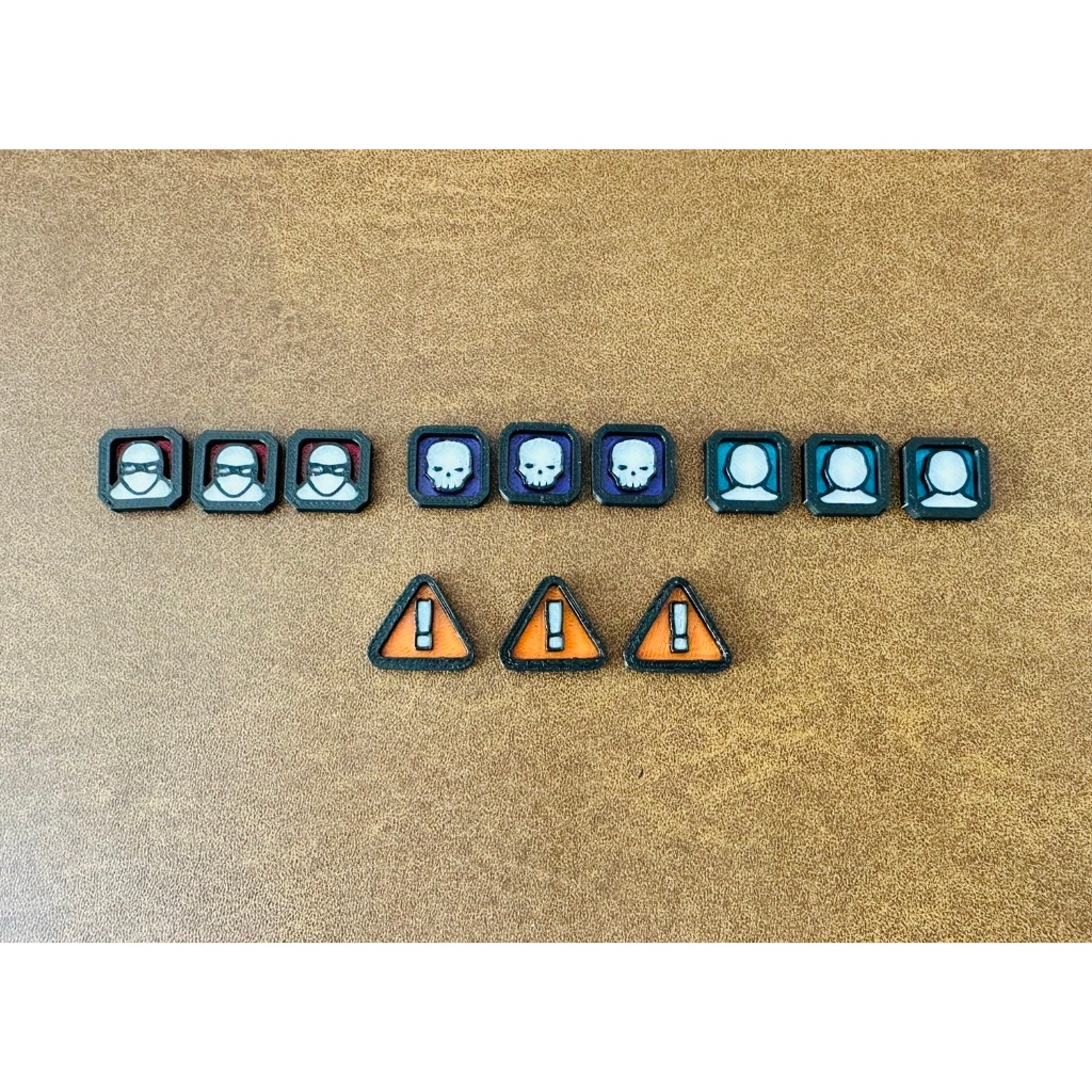 [Plastic] Marvel United (TH/EN) Board Game: Plastic Multicolor Token ...
