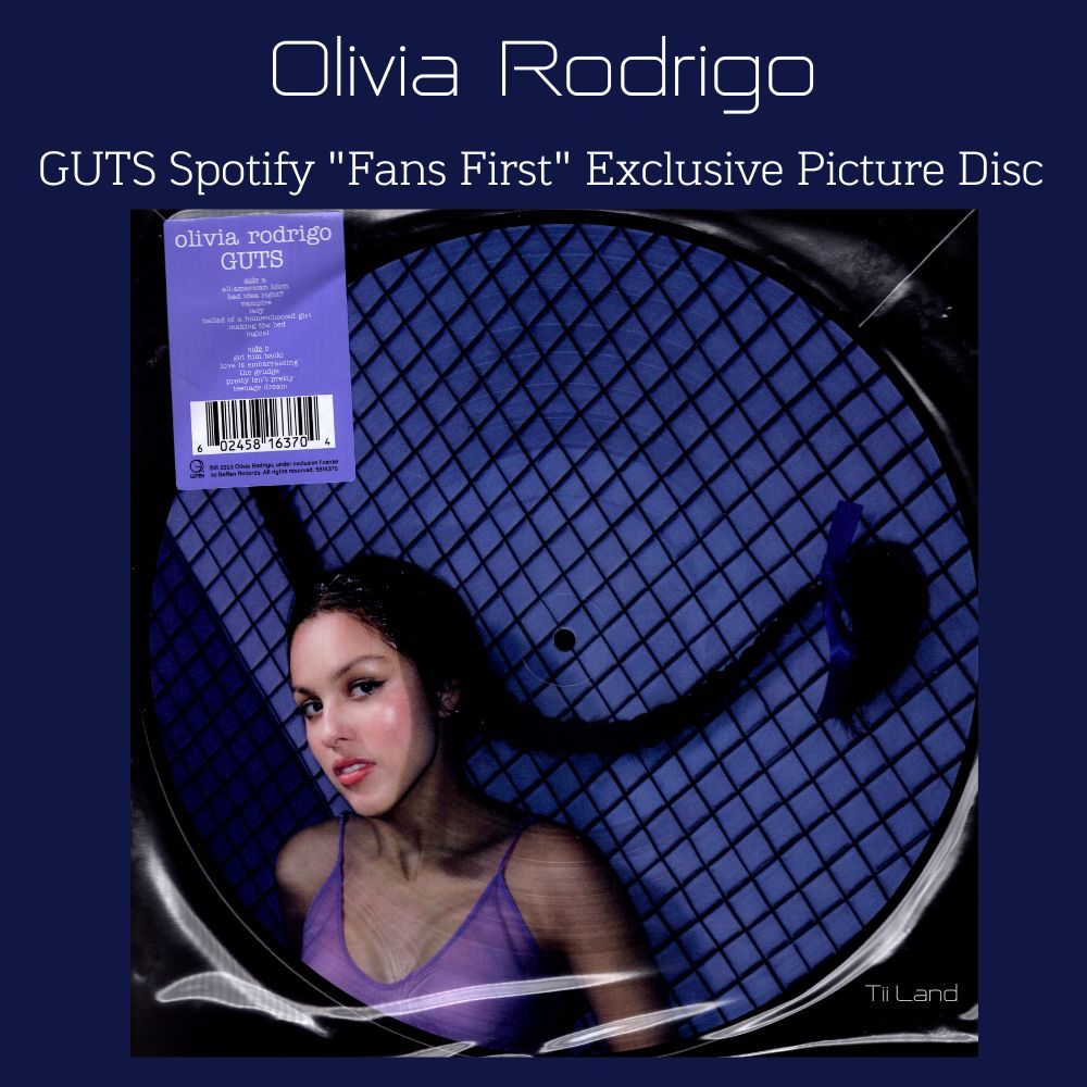 Vinyl Olivia Rodrigo Album GUTS (Spotify "Fans First" Exclusive Picture ...