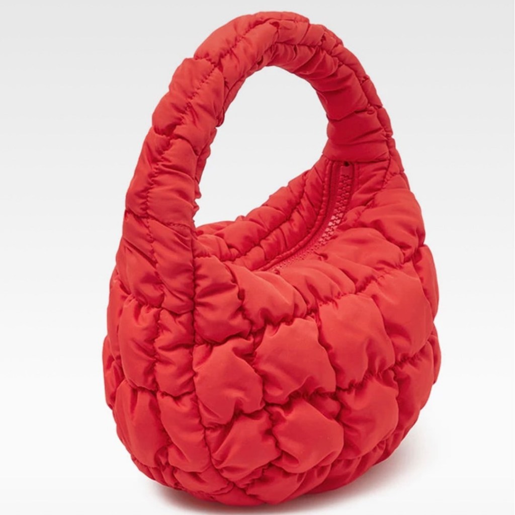 COS Quilted Micro Bag-Red (Red) | Shopee Philippines