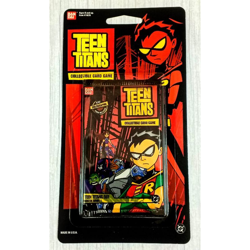 (Sealed Pack) DC Card Random Pack TEEN TITANS COLLECTIBLE CARDS GAME ...