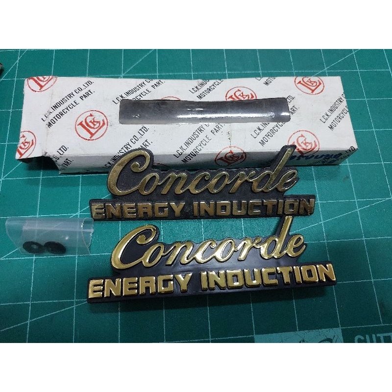 Yamaha RXK-RX135-Concord Side Bag Logo Badge Gold Lettering With ...