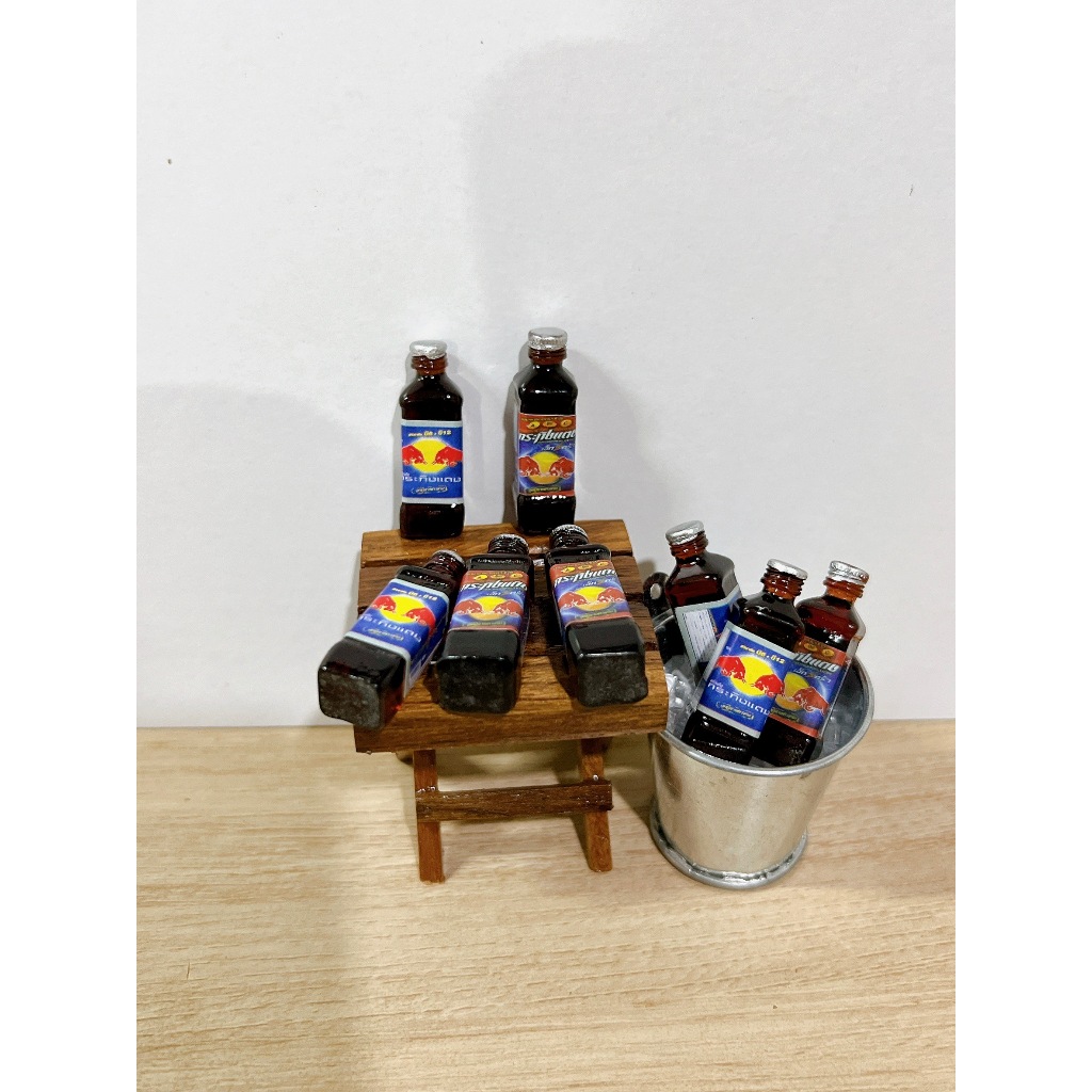 Miniature Red Bull Model 3cm Heightwidth 0.9cm Mini Bottle Water ...