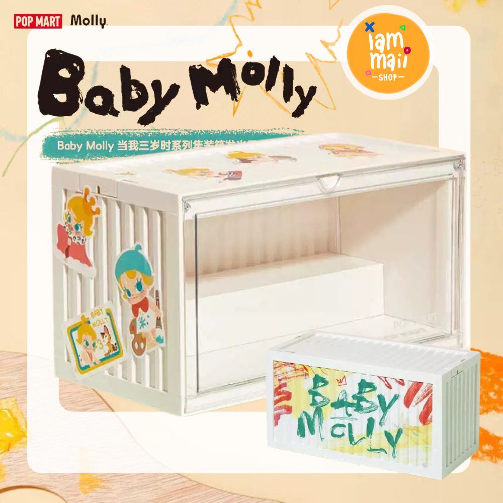 [Display Cabinet] Showcase Model Baby Molly When I Was Three POPMART 3 ...