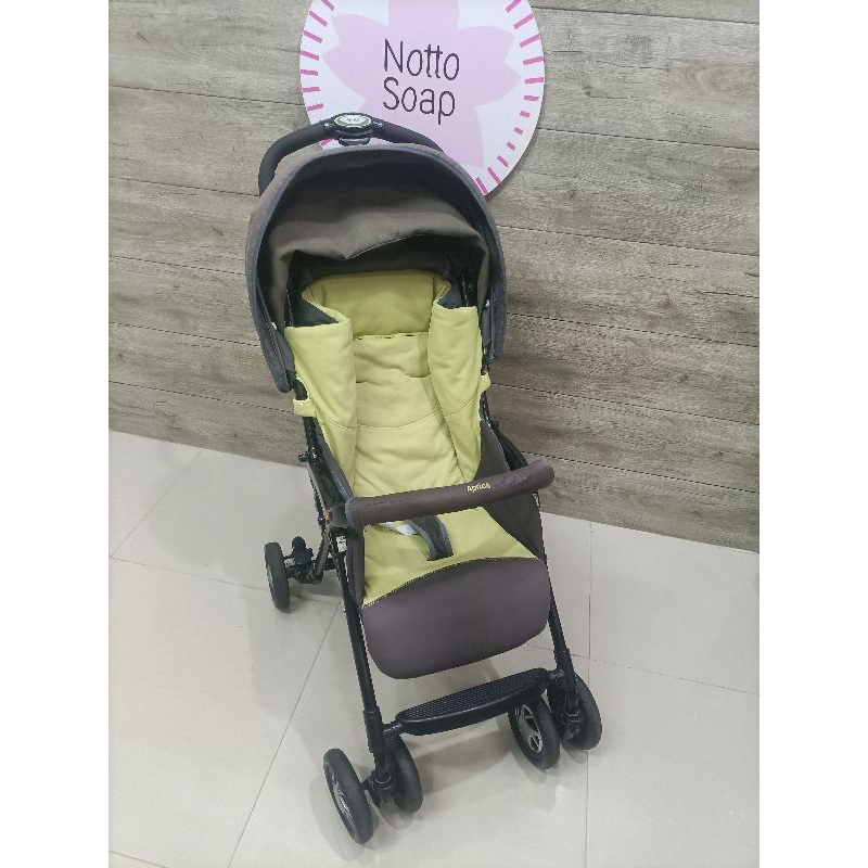 Aprica Baby Stroller Driful4 Model Used In Gray Light Green | Shopee ...