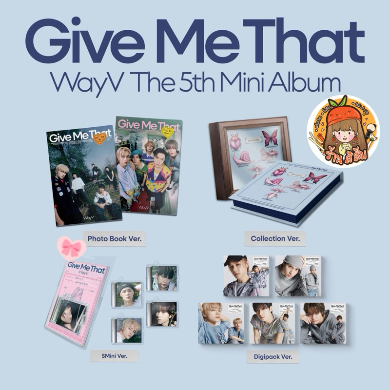On LIVE WayV The 5th Mini Album'give Me That' Photobook/Collection ...