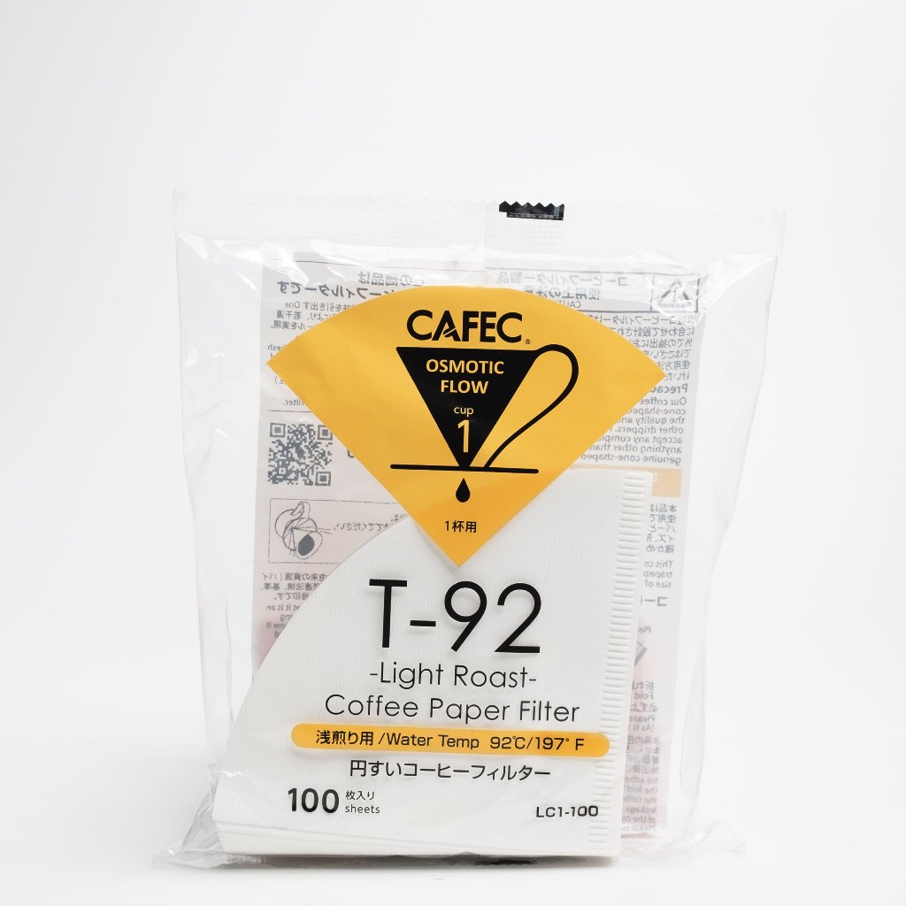 CAFEC Light Roast Paper Filter T-92 [Cone Shape] | Shopee Philippines