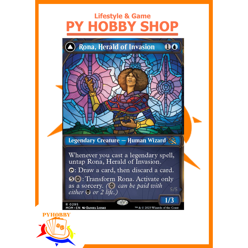 [MTG] March of the Machine Variants: Rona Herald of Invasion (0295-Showcase) (Two Face) | Shopee ...