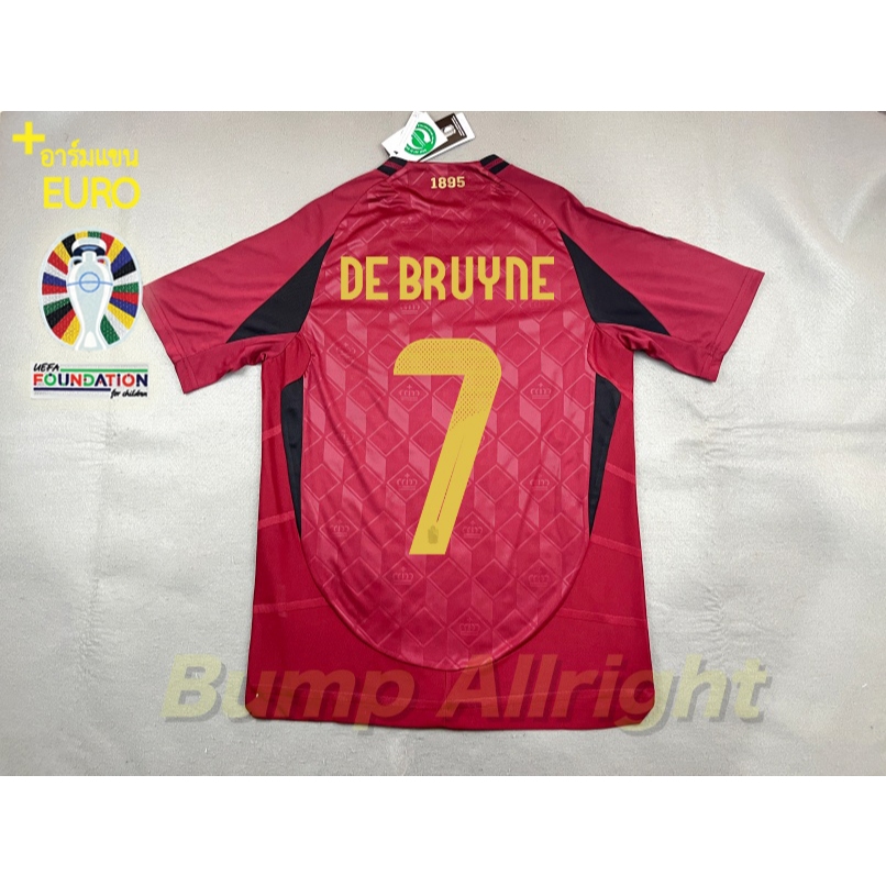2024 Jersey Grade: Belgium Home 2024 2024 2024 + 7 DE BRUYNE | Shopee Philippines