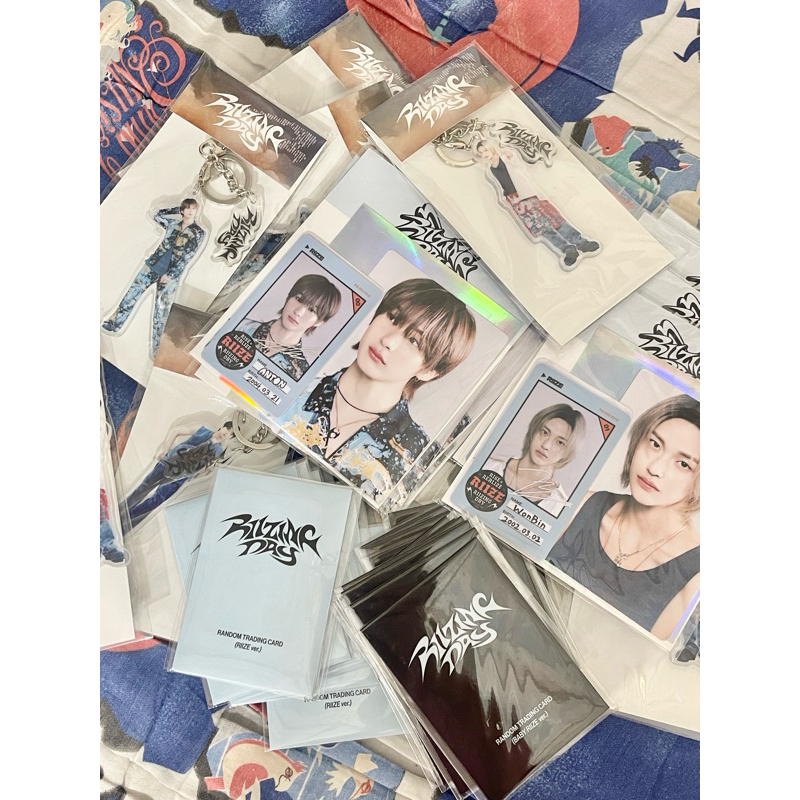 RIIZE-[2024 FANCON MD]ID CARD + DECO STICKER SET ACRYLIC KEY RING ...