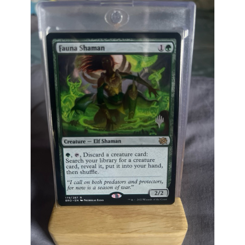 MTG Card Fauna Shaman Green Magic the Gathering EDH Model BRO Ex-Nm ...