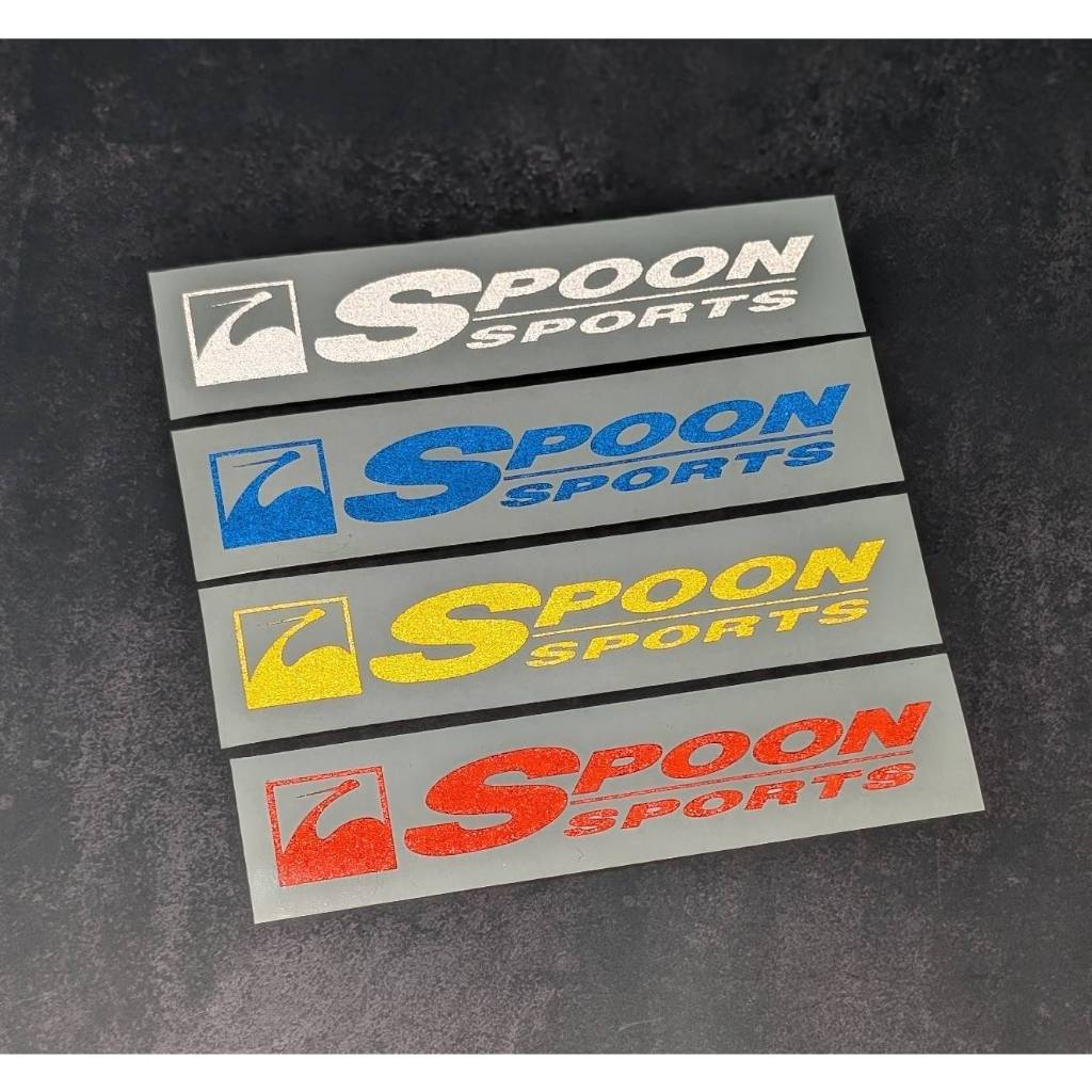 SPOON SPORTS Reflective Sticker 3M Die-Cut Work Honda Car Decoration Dm ...