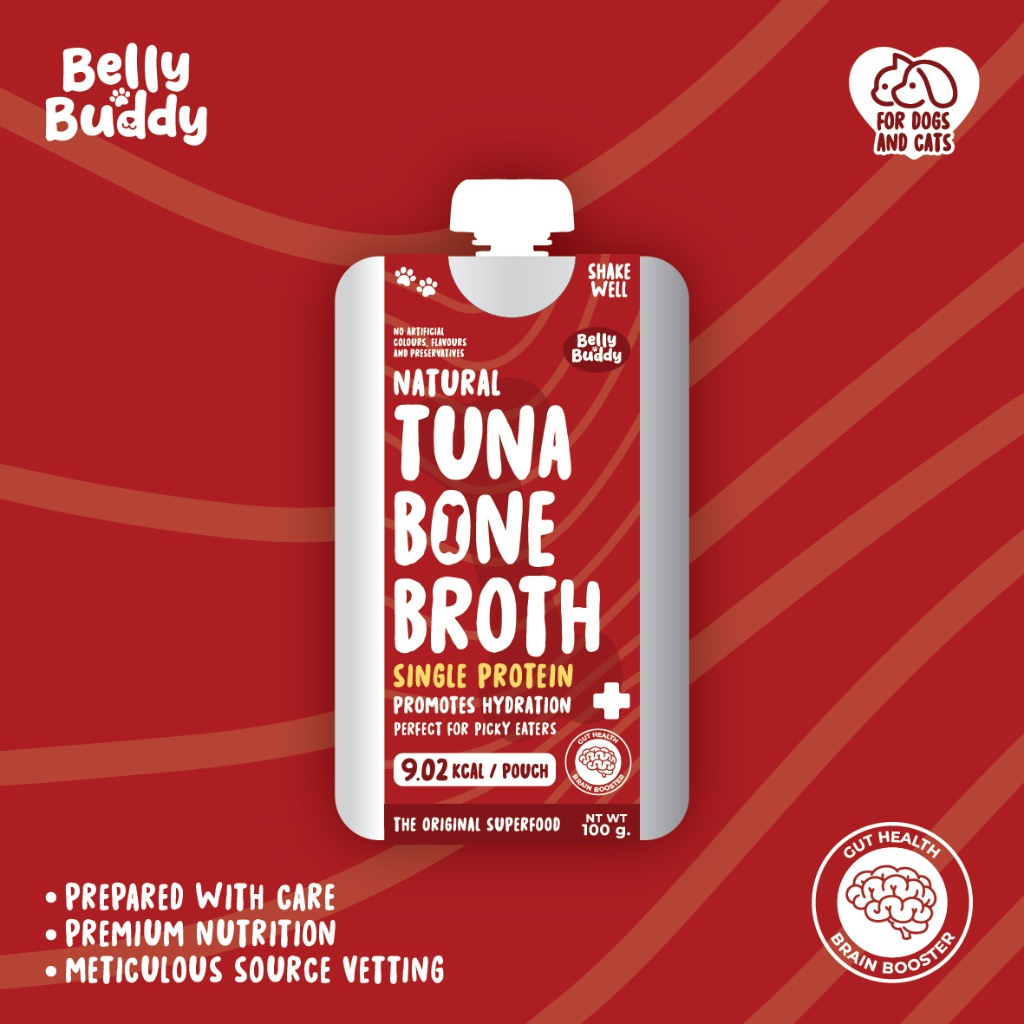 Belly Buddy Tuna Bone Broth 100ml For Dogs And Cats | Shopee Philippines