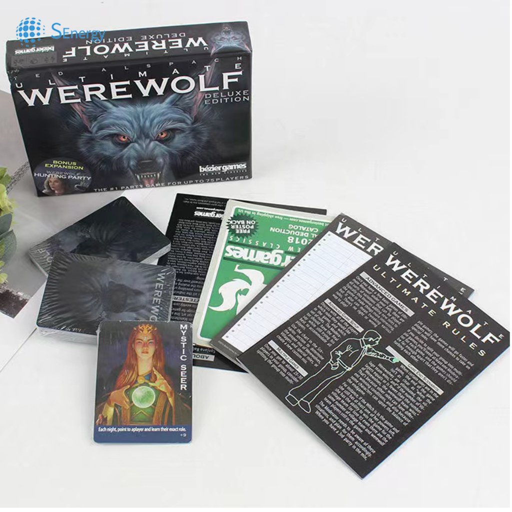 Leisure Party For Adults Board Game Werewolf Cards Card | Shopee ...