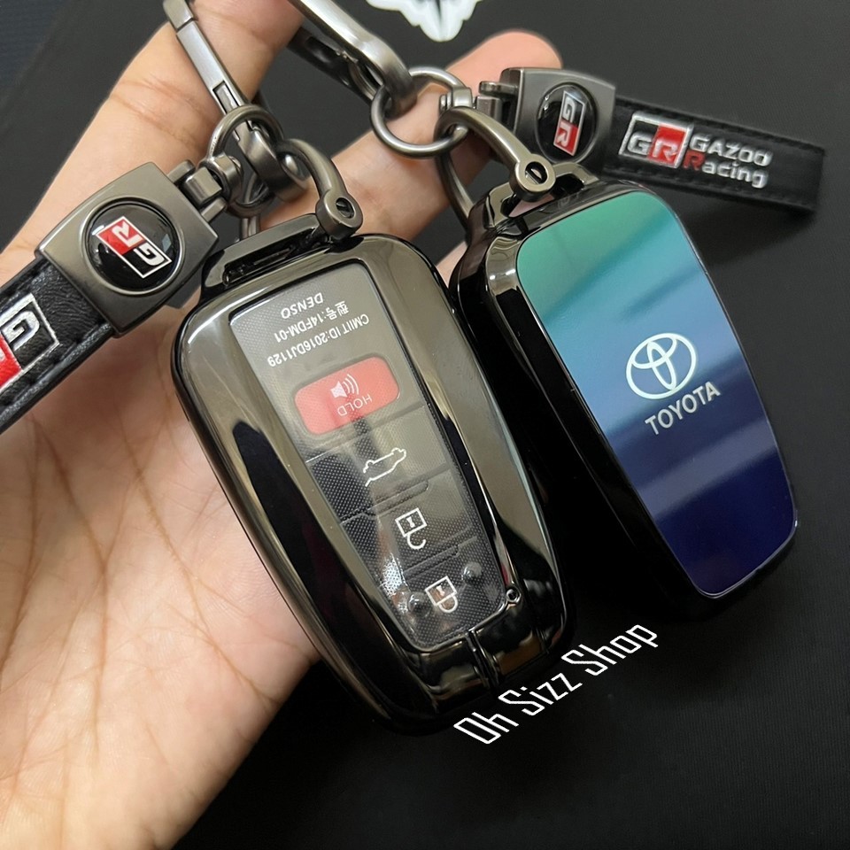 Fortuner Toyota Cross CHR GR Sport 2024 Car Remote Case Glossy Black ...
