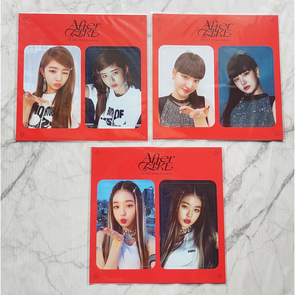 Set POB Card From STARSHIP-SQUARE IVE Album-After Like Kpop | Shopee ...