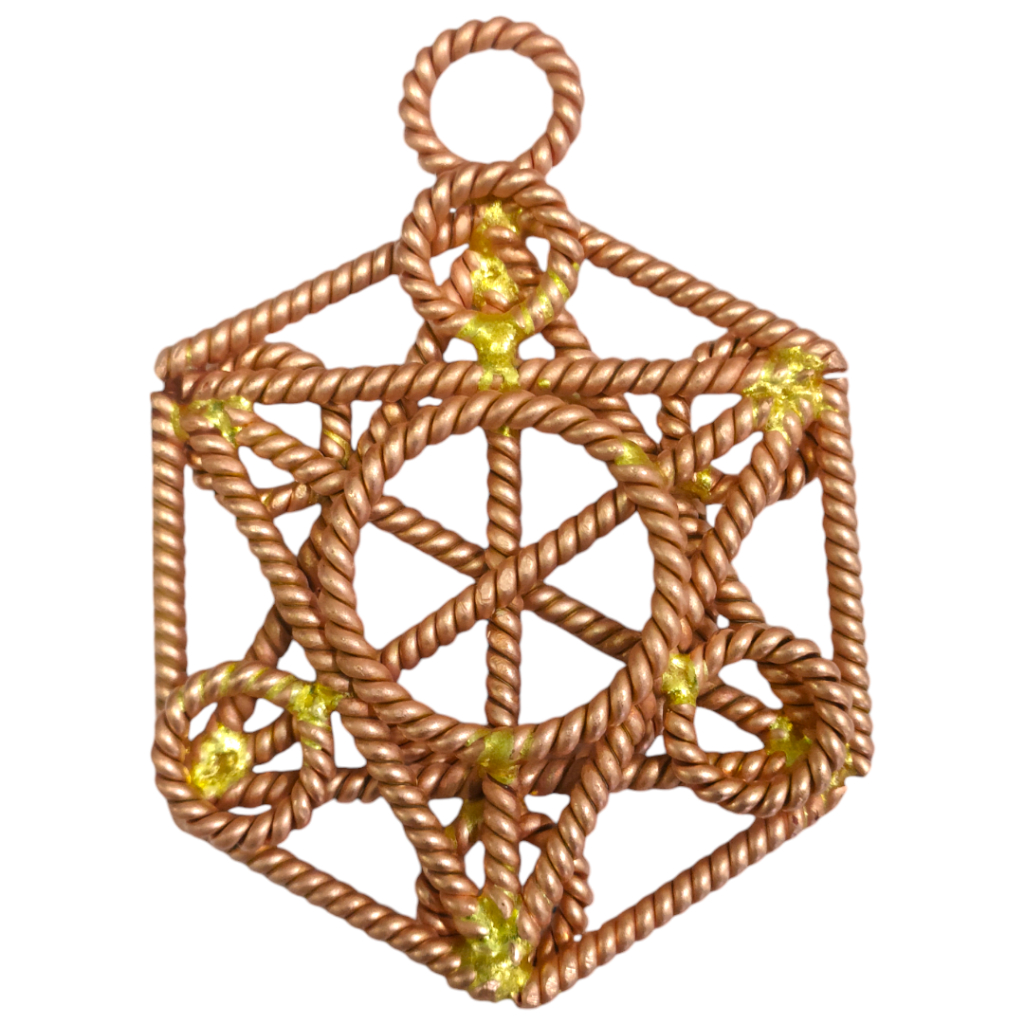 Tensor Ring Metatron Cube Generator Pendant | Shopee Philippines