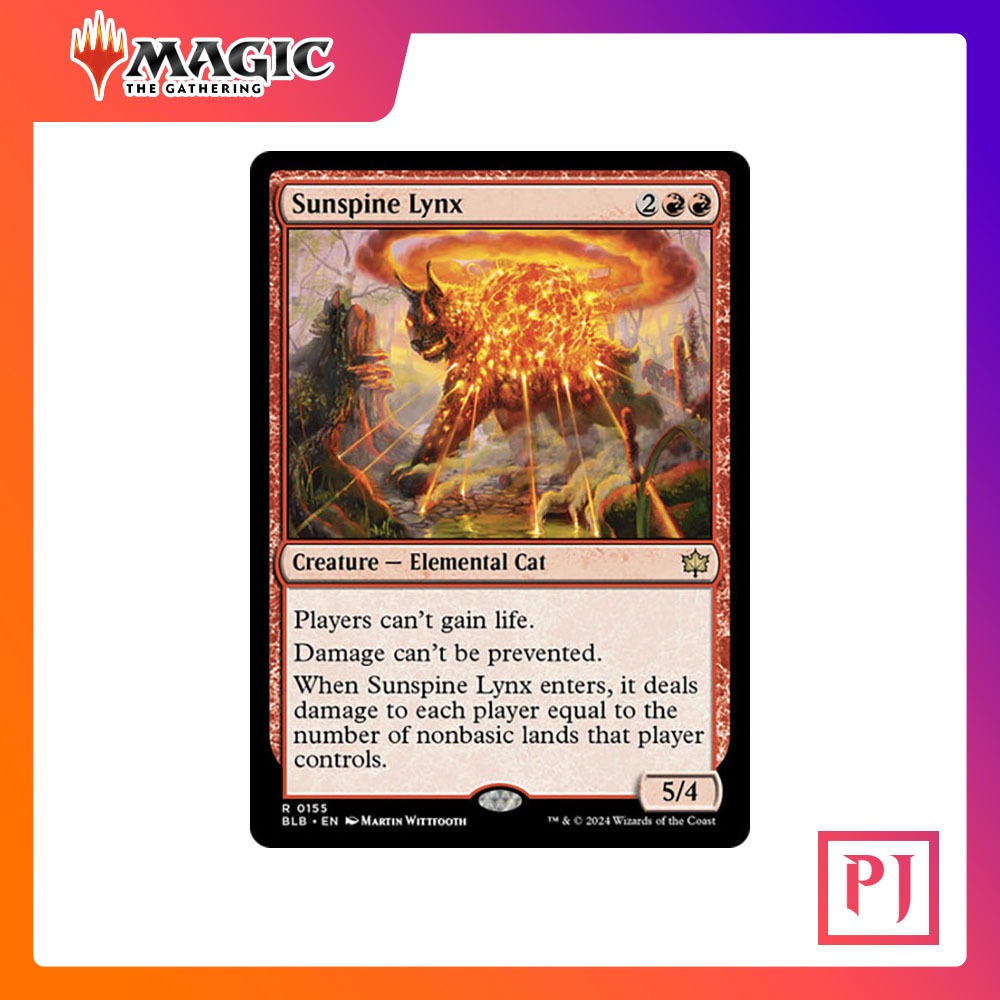 [MTG] Sunspine Lynx [BLB] [RED] [RARE] [NORMAL] [ENG] (Magic Card/Magic ...