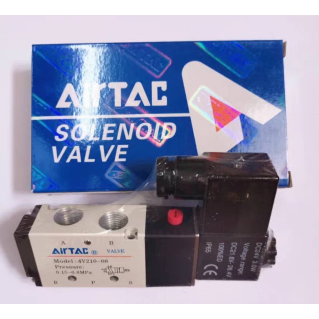 AIRTAC Solenoid Valve Model 4V210-08 DC24V (4V21008B) | Shopee Philippines