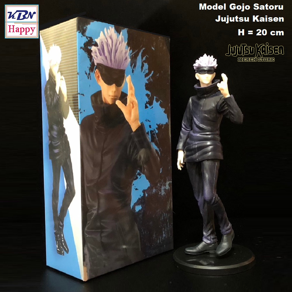 Model Gojo Satoru Form Jujutsu Kaisen Standing Posture Using Eye Patch ...