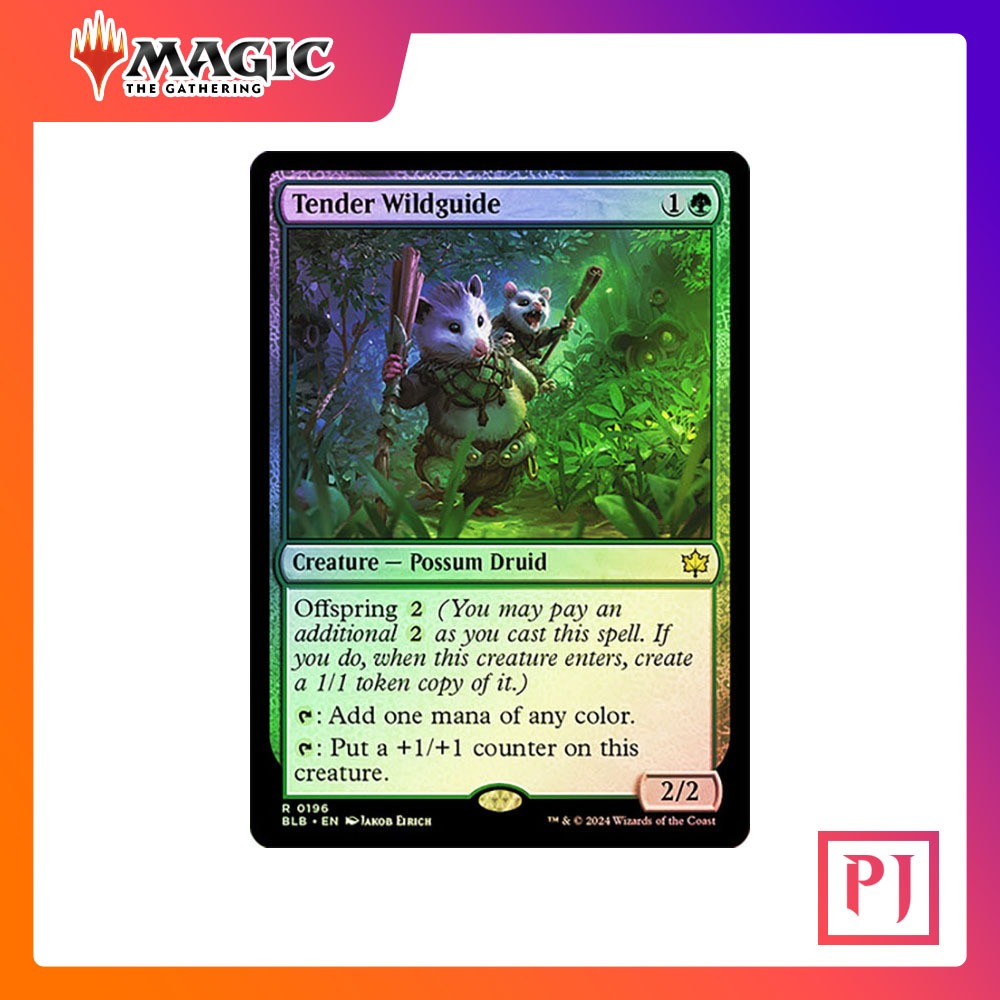 [MTG] Tender Wildguide [BLB] [GREEN] [RARE] [FOIL] [ENG] (Magic Card ...