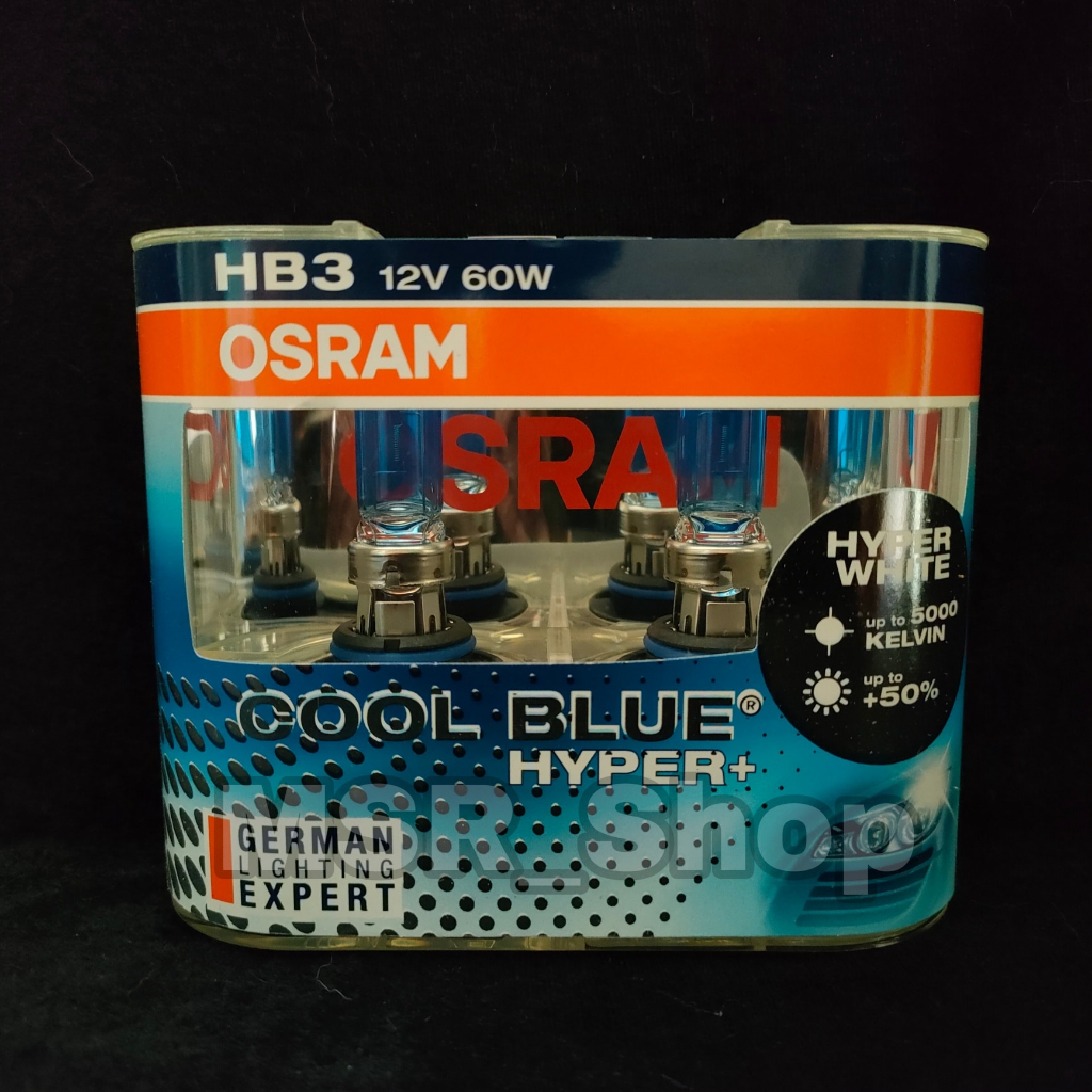 Osram Car Headlight Bulb Cool Blue Hyper+ 5000K HB3 Original 1 Free ...