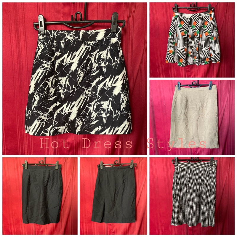 Second-Hand Short Skirt Secondhand A-Line Flared-End Work Wear And ...