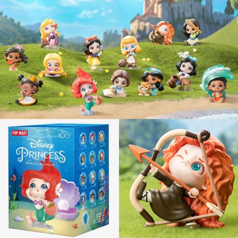 Disney 100th anniversary Princess Childhood Series Figures | Shopee ...