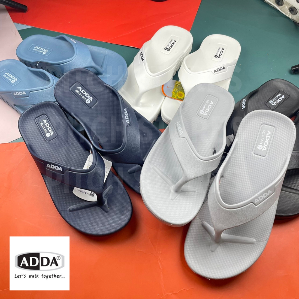 ADDA Sandals Casual Shoes Clip-On Model 58L01M1 (Size 7-10) | Shopee ...