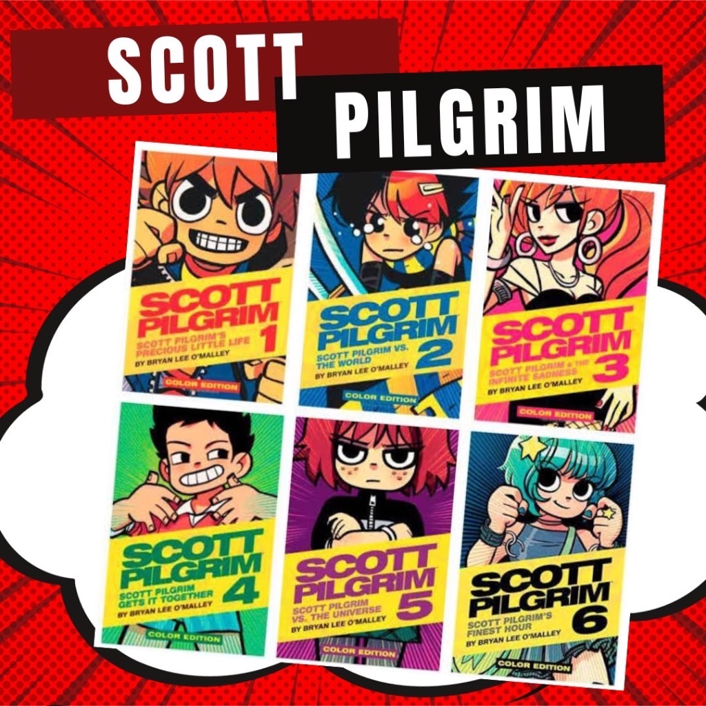 Scott Pilgrim Books Set 6 comic graphic novel Recommended | Shopee Philippines