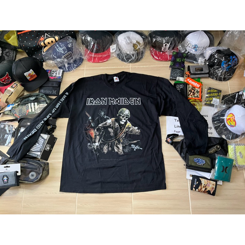 Iron Maiden Long Sleeve Shirt With Pattern On The Right Arm 1 size XL ...