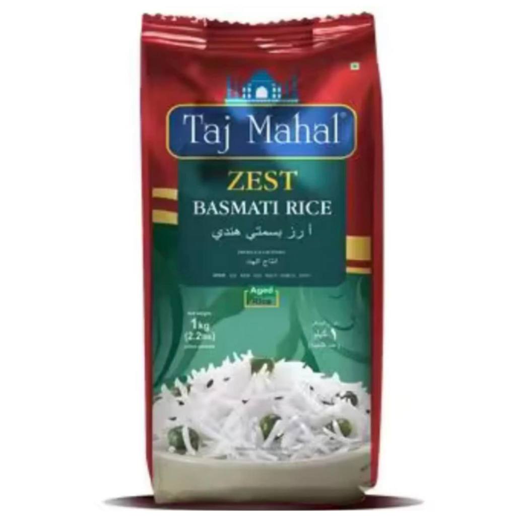 Taj Mahal Zest Rice 1kg Basmathi | Shopee Philippines