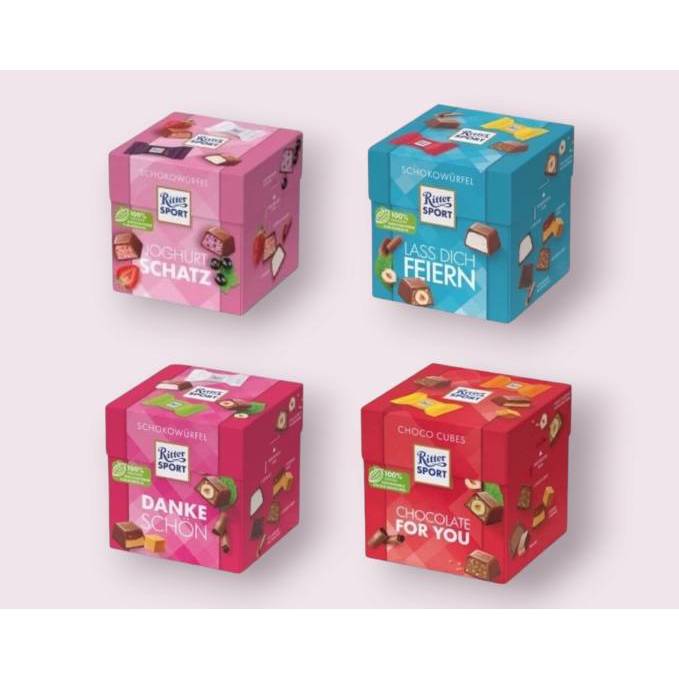 Ritter sport choco cubes 1 Box Contains 22 Pieces 4 Types Product From ...