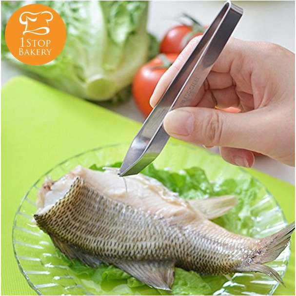 Kapabashi Fish Bone Remover (Tweezer) 12 cm. /Fishbone Tong | Shopee ...