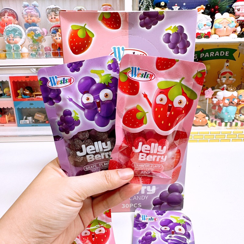 Gummy Jelly Strawberry And Berry 1 Box Of 30 Sachets. | Shopee Philippines