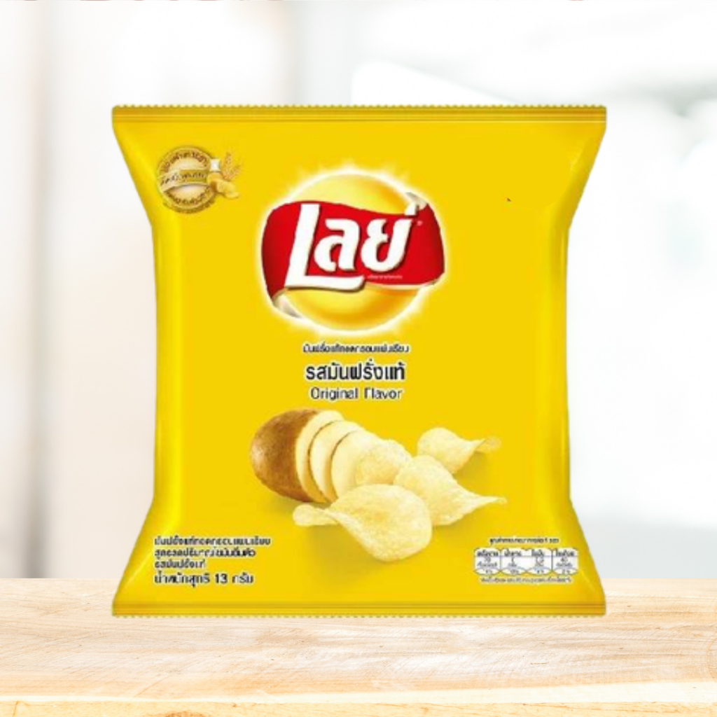 Lays Lay Wavy And Flat Sheets Size 11 G. 1 Sachet (Optional Flavor ...