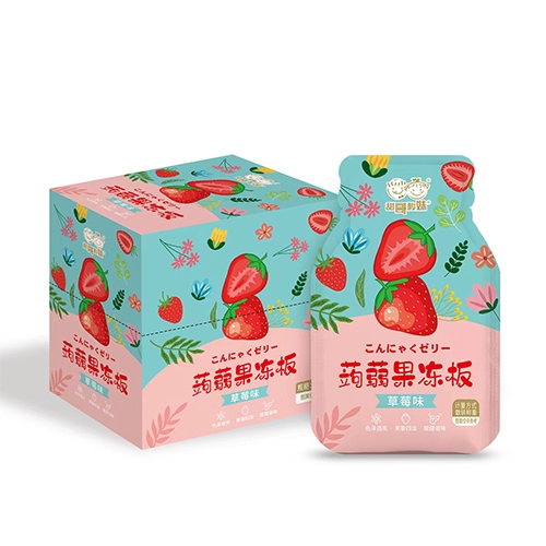 Konjac Jelly (30 Small Packets 1 Box) 0 Calories 4 Flavors Ready-To-Eat ...