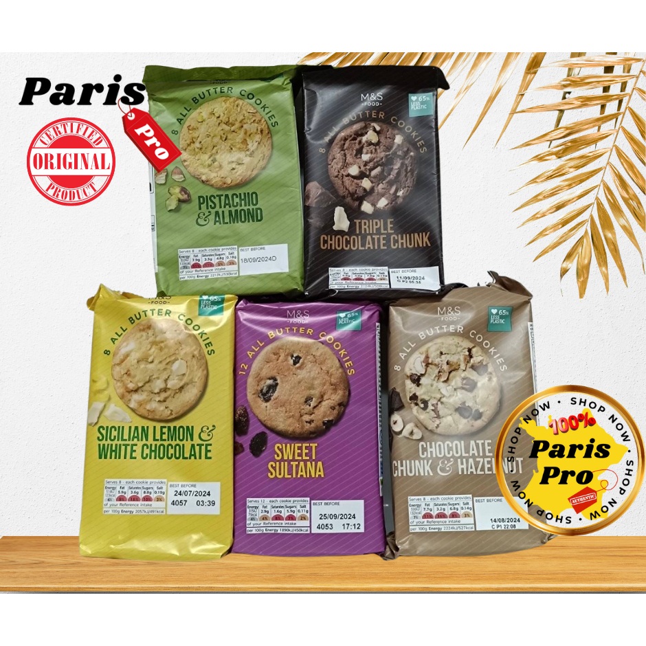 M&S Biscuit Cookies Biscuits Butter Marks & Spencer snacks From England ...