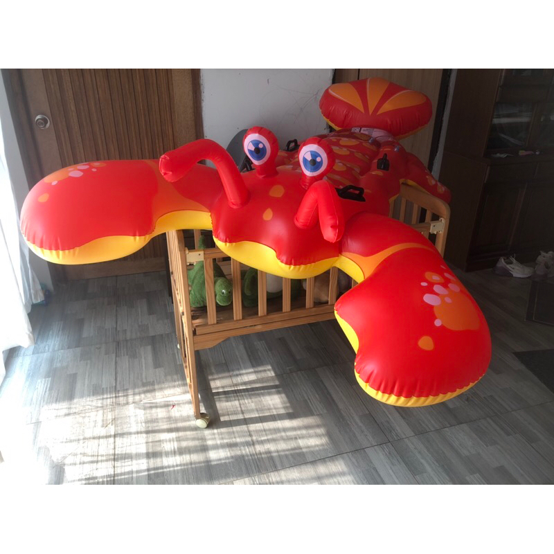 Inflatable Raft Red Shrimp Pattern intex Can Sit 2 People (Used/Japan ...