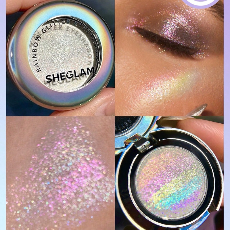 PRE-ORDER 7 Days SHEGLAM OVER THE RAINBOW GLITTER EYESHADOW TOPPER Eye ...