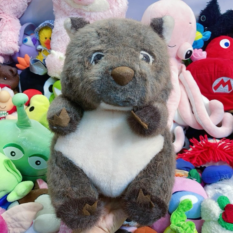 Warmbatt Doll Old Feather Realistic Soft Stuffed Animals Wombat Vintage ...