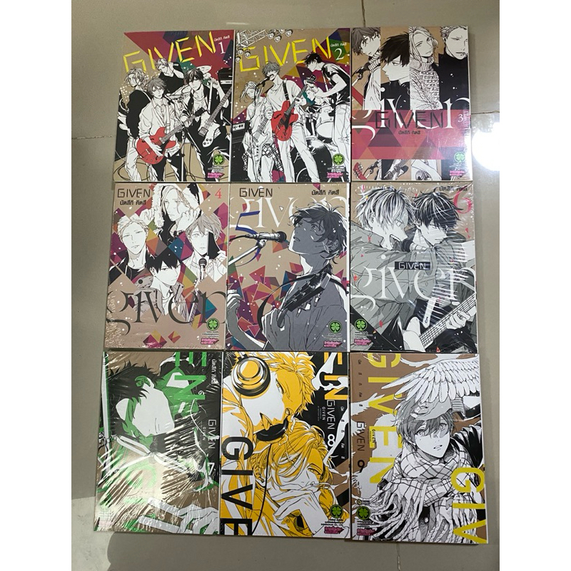 Given Comic Volumes 1-9 End // Natsuki Kit | Shopee Philippines