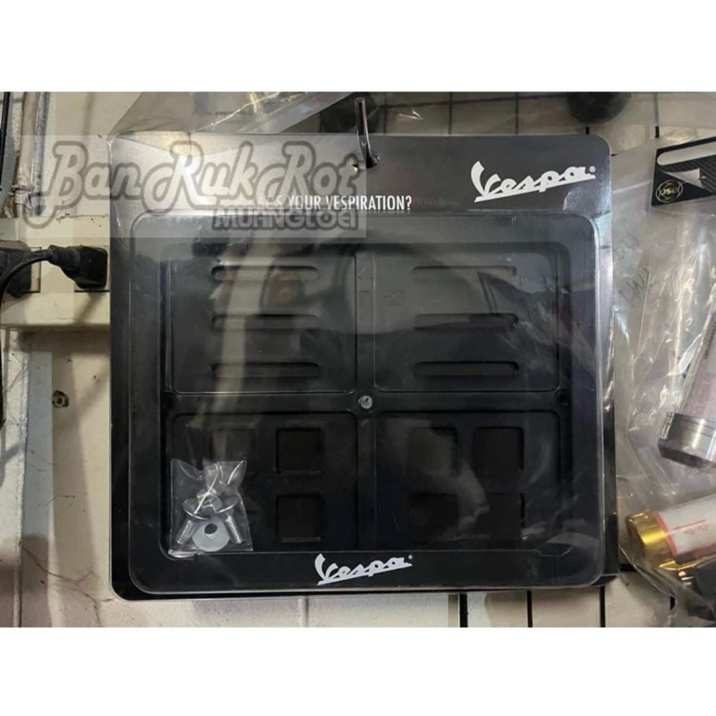 License Plate Frame For All new vespa Models | Shopee Philippines