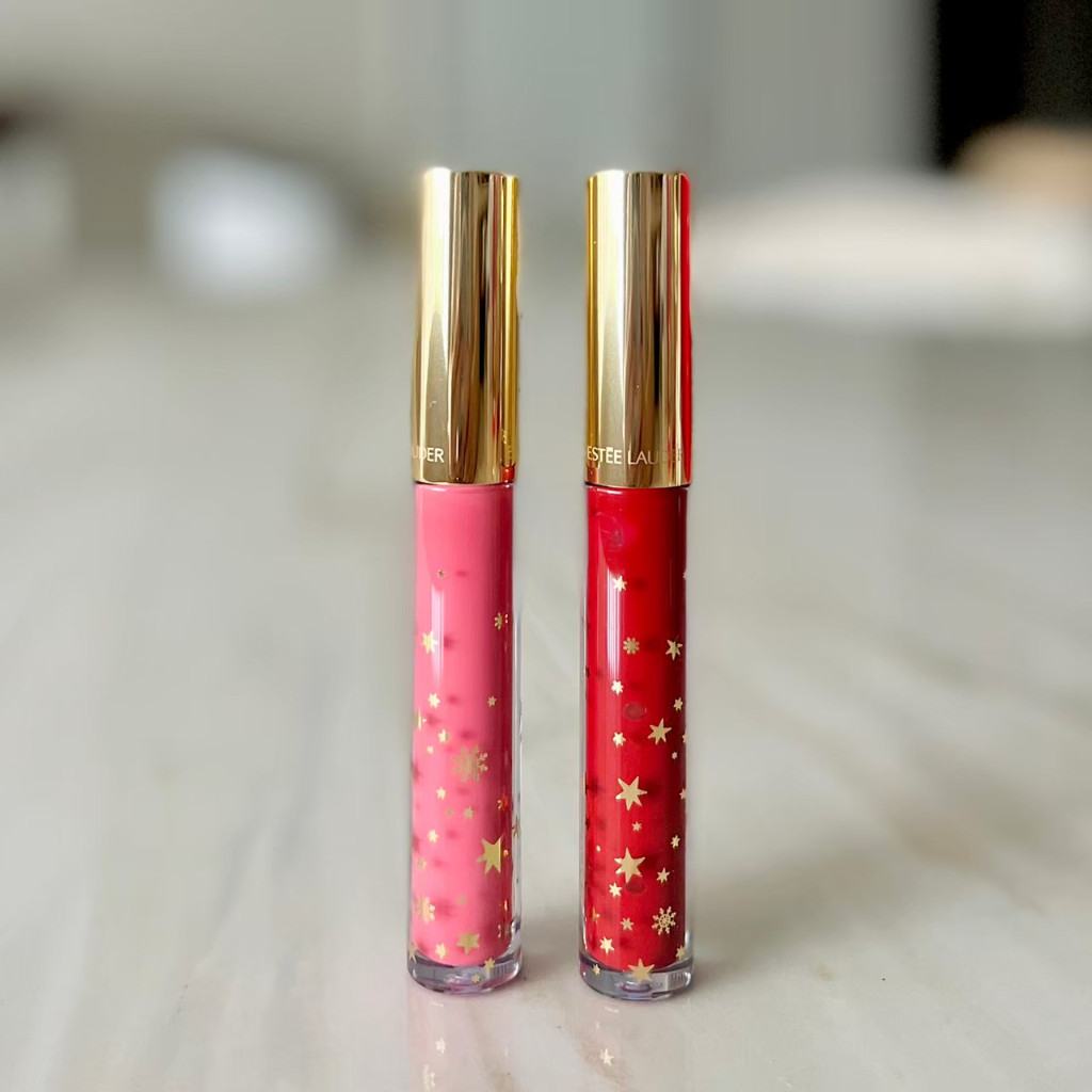 ESTEE 307 WICKED GLEAM KISSABLE LIP SHINE 2.7mL CRYSTAL NUDE RUBY ...