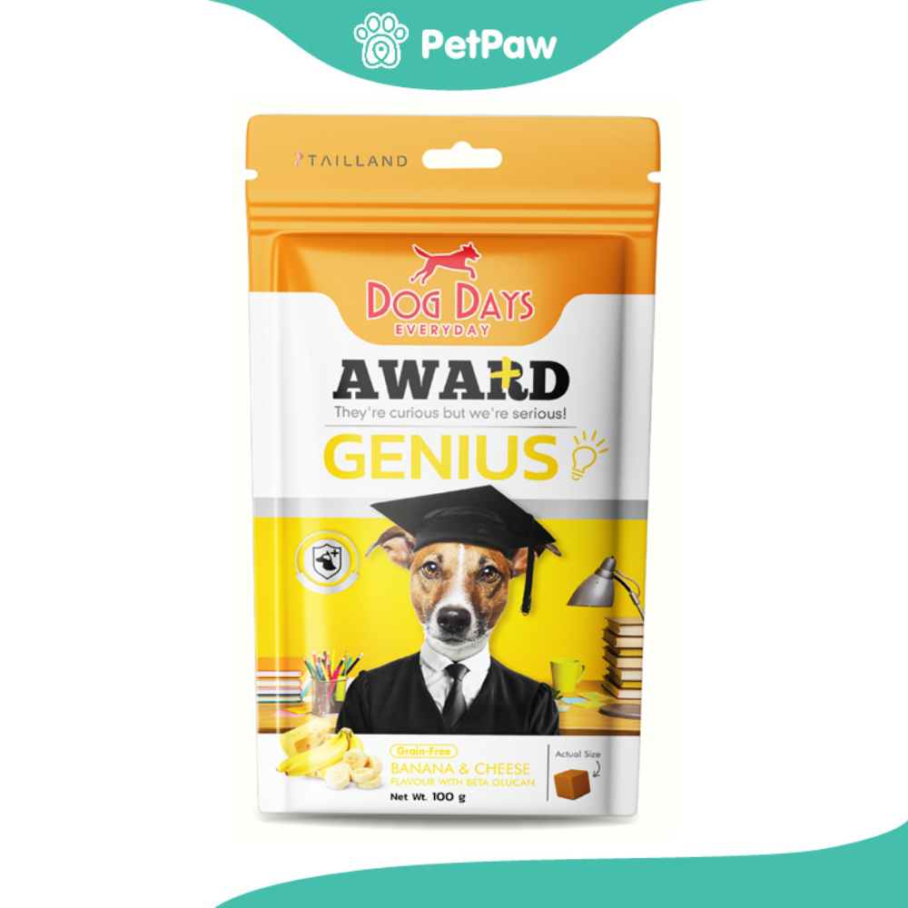 DOG DAYS-AWARD Snacks Genius Formula Banana And Cheese Flavor 100 G ...